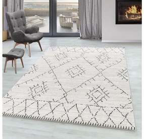 Ayyildiz Kusový koberec TAZNAXT 5101, Krémová Rozměr koberce: 80 x 150 cm