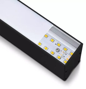 LED Solution Černé lineární závěsné LED svítidlo 40W Premium Barva světla Teplá bílá
