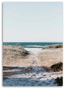 Obraz na plátně Pláž Mořský písek - 70x100 cm