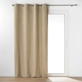 Béžový závěs z materiálu bouclé 140x240 cm Wooly – douceur d'intérieur