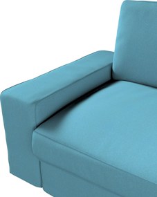 Potah na pohovku Kivik  3-místná, rozkládací barva modrá látka pletený vzor