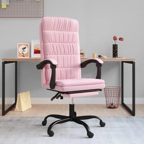 vidaXL Polohovací kancelářská židle samet [349651] Barva: světle šedá