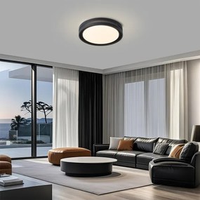 Brilagi -LED Stmív. strop. sv. KREON LED/54W/230V 3000-6000K černá pr. 38 cm +DO