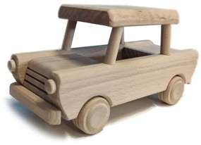 Gaboni 92245 Dřevěné auto Trabant, 24 x 9 x 11 cm