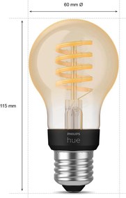 Philips Hue White Ambiance A60 filament E27 7W