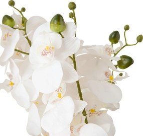 Umělá orchidej ve zlatém květináči SANAE, výška 65 cm