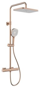 KFA Armatura 5756-910-34 - Sprchová sada s termost. baterií MALAGA rose gold