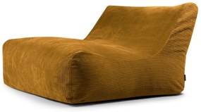 Manšestrový sedací vak v hořčicové barvě Sofa Lounge – SLOWDOWN