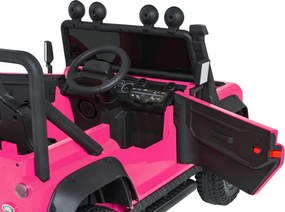 Elektrické autíčko Land Rover Defender 110 SVX růžové