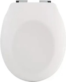 Spirella NEELA WC prkénko matně bílé / duroplast Thermodur / chromovan