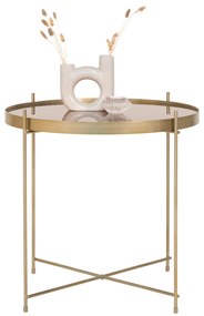 Mosazný konferenční stolek Mattr 48 cm