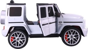 LEAN CARS Elektrické autíčko Mercedes G63 S306-1 bílé