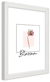 Gario Plakát Rozkvetlý květ Barva rámu: Bílá, Rozměry: 30 x 45 cm