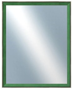 DANTIK - Zarámované zrcadlo - rozměr s rámem cca 40x50 cm z lišty Inclinata colori zelená (3138)