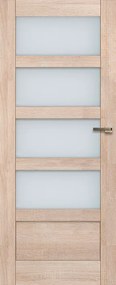 Interiérové dveře vasco doors BRAGA model 5 Průchozí rozměr: 70 x 197 cm, Orientace dveří: Levé dveře, Dekor: Ořech columbia