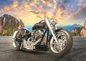 Trefl - Puzzle - Černá motorka / 500 dílků / 48 x 34 cm / věk 10+