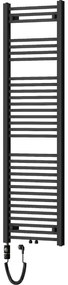 Mexen Pluton, elektrické topné těleso 1700x500 mm + topná tyč 900 W, černá, W106-1700-500-2900-70
