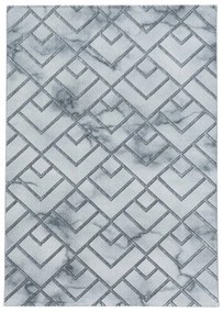 Vopi | Kusový koberec Naxos 3813 silver - 120 x 170 cm