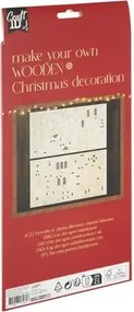 CRAFT ID Dřevěné 3D puzzle Santa