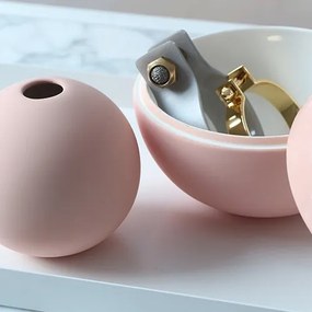 COOEE Design Váza Ball Dusty Pink  - 8 cm