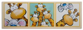 Gario Obraz na plátně Žirafa a myš Rozměry: 90 x 30 cm