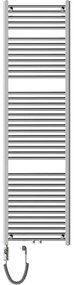 Mexen Mars, elektrické topné těleso 1800x500 mm + topná tyč 600 W, chromová, W110-1800-500-2600-01