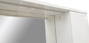 Armatura Zrcadlová skříňka s LED STRIP osvětlením 50 - PRAVÁ,    1695-202-751 SELLA SILVER 50 P