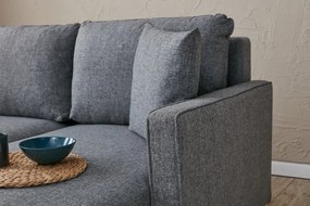 Hanah Home Třímístná pohovka EVA šedá