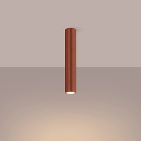 Sollux Lighting Stropní svítidlo KARBON 40 červený okr