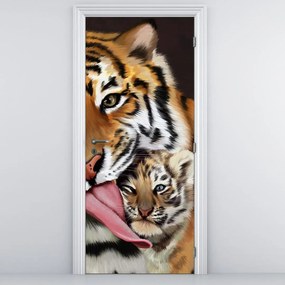 Fototapeta na dveře - Tygr (95x205cm)