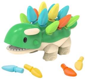Montessori dinosauří skládačka s barvami s2055a