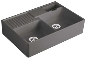 Villeroy & Boch - Keramický dřez 90x63 cm, CeramicPlus, grafit 632391i4
