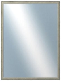 DANTIK - Zarámované zrcadlo - rozměr s rámem cca 60x80 cm z lišty DELFINO stříbrná (2897)