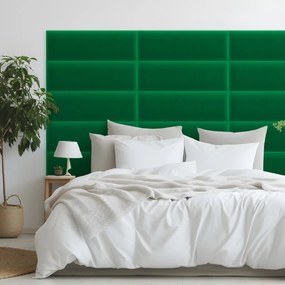 Sametový čalouněný panel - Obdélník - 60x20cm Farba: Tyrkysová