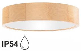 Temar Koupelnové stropní svítidlo CLEO 3xE27/24W/230V IP54 pr. 37,5 cm borovice TM0118