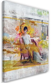 Gario Obraz na plátně Žena na křesle - Jose Luis Guerrero Rozměry: 40 x 60 cm