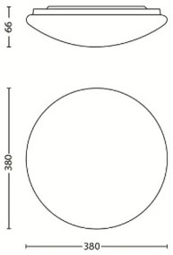 Stropní LED svítidlo Philips Wawel 31822/31/P5 20W 2000lm Scene Switch 2700-4000K-6500K
