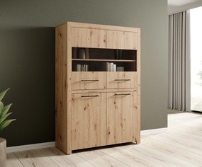 ADRK Furniture Nízká vitrína JANEZ ADRK-SHC-JAN-110-A