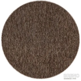 Breno Kusový koberec NIZZA kruh 1800 Brown, 120x120 cm, Hnědá