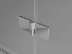 Mexen Mist-H Duo, 2-křídlý ​​výklopný sprchový kout 105 x 70 cm, čiré sklo, chromový profil, 8A5-105L-070P-01-00