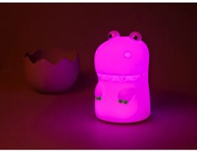MegaLight - LED RGB Stmívatelná nabíjecí dětská dotyková lampa DIGGY DINO LED/5V