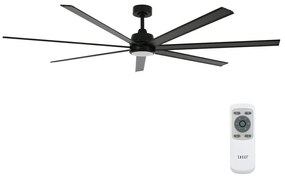 Lucci air | Lucci air 21610949 - Stropní ventilátor ATLANTA 1xGX53/12W/230V černá + DO | FAN00277