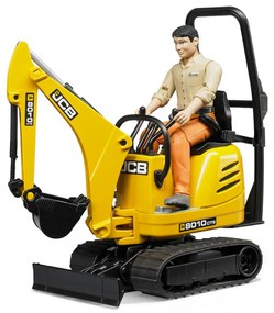 Bruder BWORLD Mikrobagr JCB s figurkou