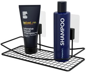 Samolepicí koupelnová police Compactor Bestlock Black Magic systém bez vrtání