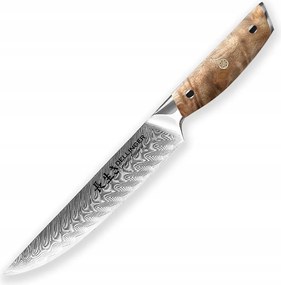 Nůž plátkovací Slice 210 mm Dellinger Longevity Damascus Edition