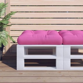 Poduška na nábytek z palet růžová 60 x 61,5 x 10 cm oxford - Default Title