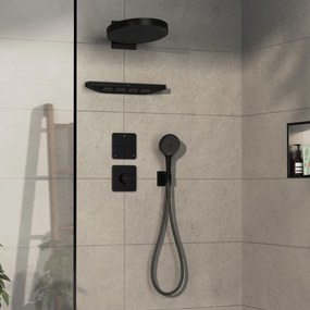 Hansgrohe ShowerSelect Comfort Q, termostat pod omítku, černá matná, HAN-15588670