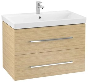 Villeroy & Boch Avento - Umyvadlová skříňka, 78x51x45 cm, 2 zásuvky, Nordic Oak A89100VJ