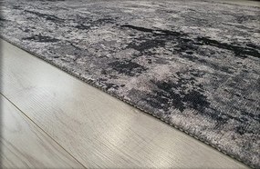 HU Šedohnědý moderní koberec Banco 1088-GREY Rozměr: 60x110 cm