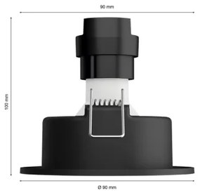 Philips - SADA 3xLED RGBW Stmívatelné podhledové Hue CENTURA 1xGU10/4,2W/230V